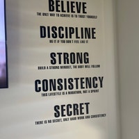 Gym Values, Exercise Stickers, Gym Wall Decal, Fitness Stickers, Gym ...