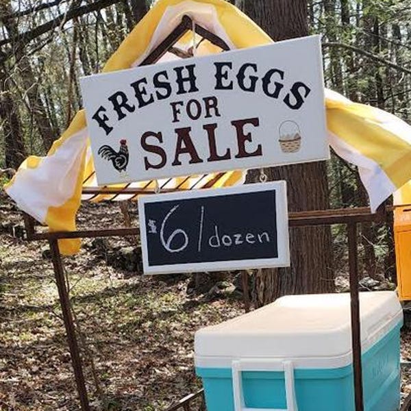 Fresh Eggs for Sale~fresh Eggs for Sale Sign~fresh Eggs Sign~for Sale ...