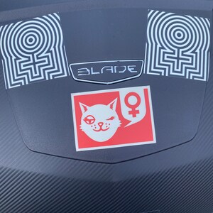 Feminist Bumper Sticker Female Symbol Reverberating - Etsy