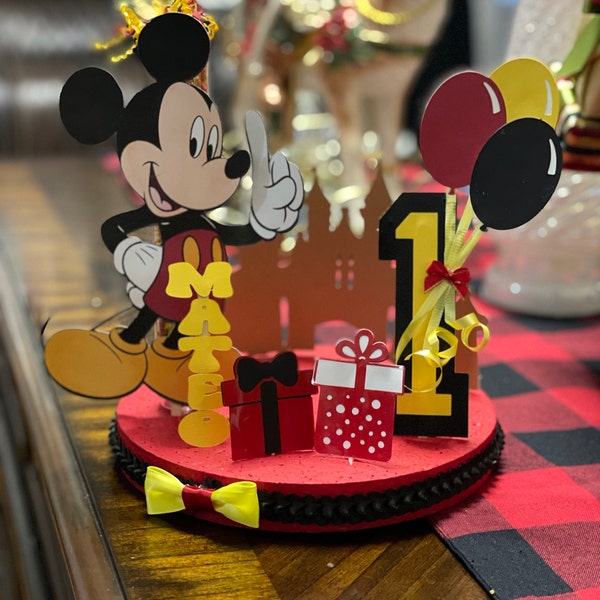 Mickey Mouse Centerpiece, Mickey Mouse Centerpieces, Mickey Mouse Table ...