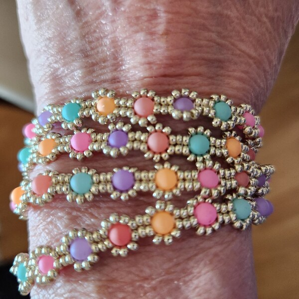 Ripple Wrap Bead Weaving Easy Tutorial for Use With Stormduo or Wave ...