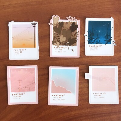 Pantone Colors Sticker Pack Die Cut Stickers Journal Stickers Bullet ...