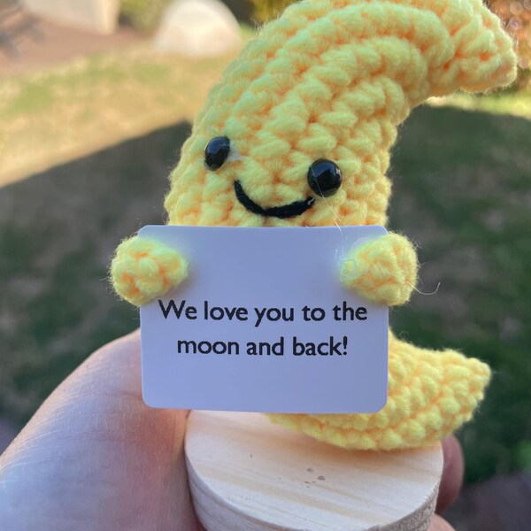 Cute Crochet Positive Octopus and Emotional Support Octopus Gift ...