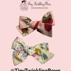 Baby Bow PDF Pattern Baby Bow Headband Sewing Pattern Big | Etsy