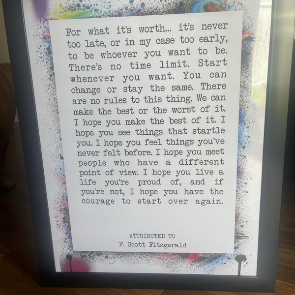 The Perfect Match | Cute Couples Gift for Him | Trendy Wall Art Quote ...
