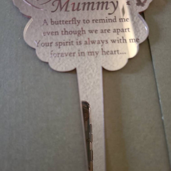 Butterfly Memorial Stick - a Pretty Grave Side, Cemetery Decoration ...