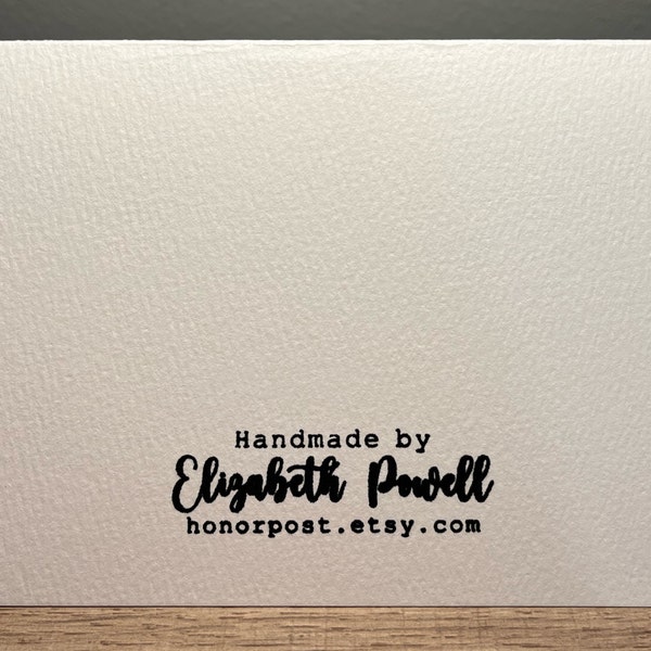 Self Ink Address Stamp, Circle Round Design. Custom Return Address ...