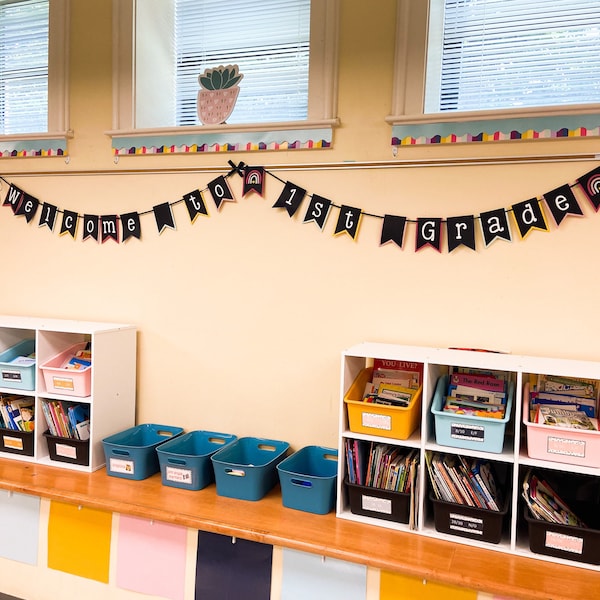 Welcome Classroom Banner / Back to School Banner / Classroom Decor ...
