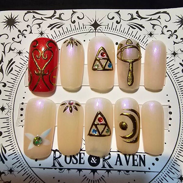 Starfall Acotar Inspired Press on Nail Set - Etsy Canada