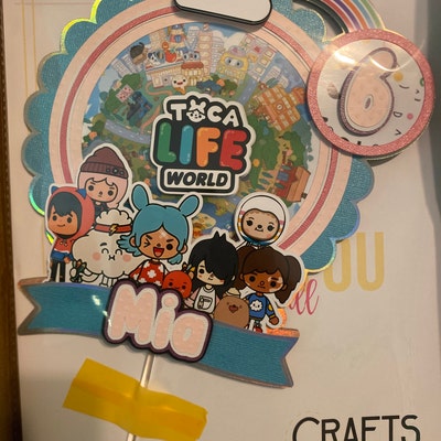 Toca Life World Cake Topper/ Toca Boca / Toca Life World/ Toca Life ...