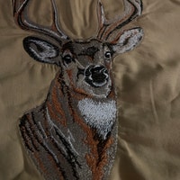 Whitetail Buck Deer Head Machine Embroidery Design Instant Download ...