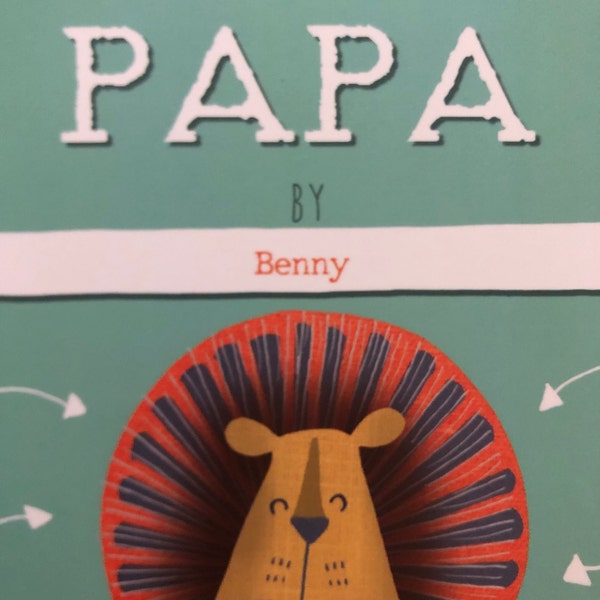 Personalised Dad Book for Father's, Father's Day Gifts, Birthday Gift ...