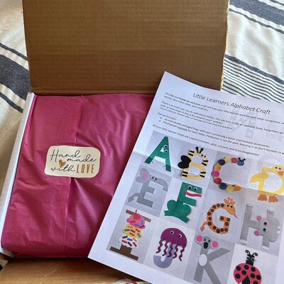 Precut Alphabet Craft Kit - Etsy