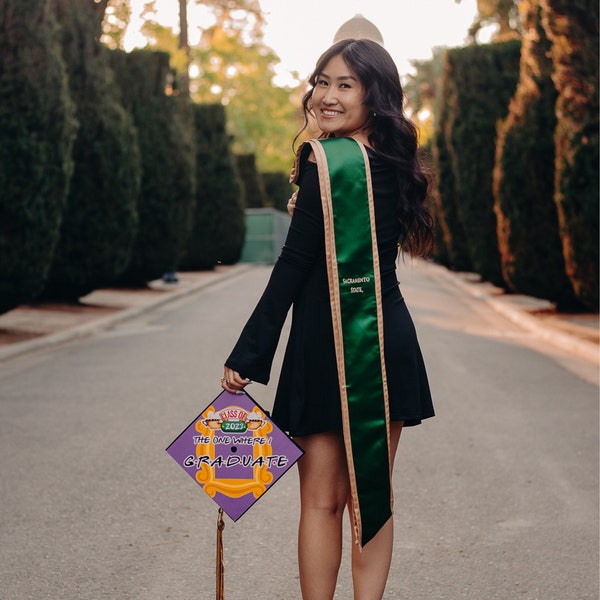 Custom Grad Cap Topper That's A Wrap Movie Theater Graduation Cap Film ...