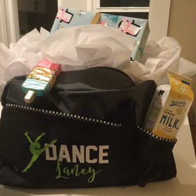 Personalized Dance Bag, Dance Bag, Custom Duffle Bag, Gray Duffle Bag ...