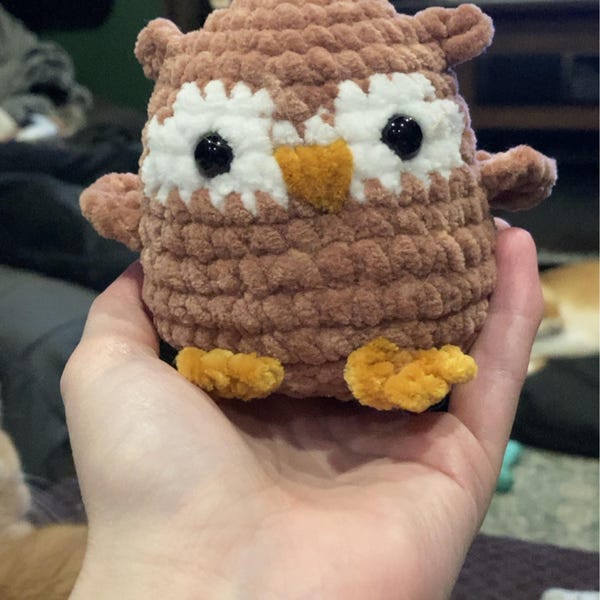 Snuggle Owls No Sew Crochet Patterns Bundle, Amigurumi Crochet Pattern ...