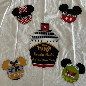 Disney Cruise Door Magnets Disney Ship Front and Character Inspired ...