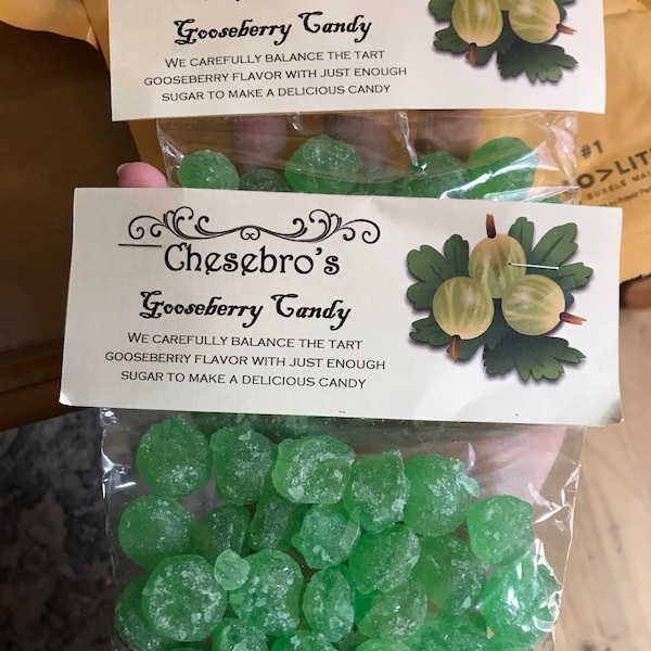 Gooseberry Hard Candy Drops 4.5 Ounces - Etsy