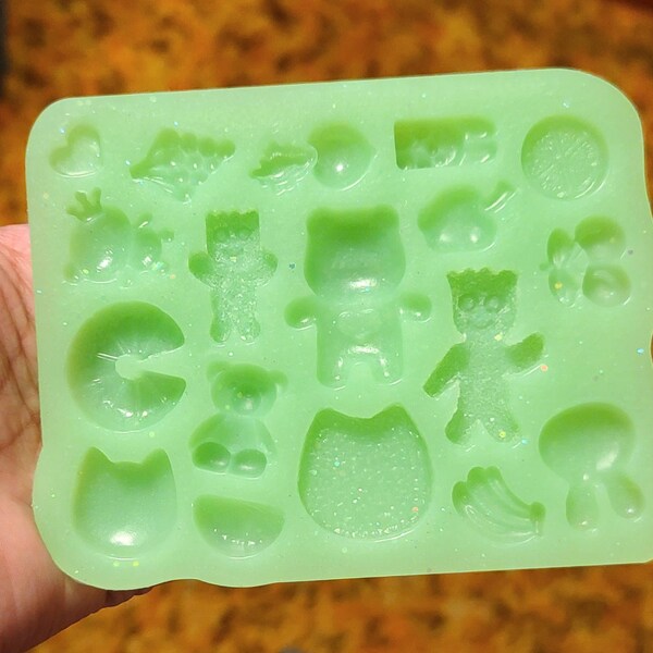 Red Panda Applique Mold, Red Panda Clay Mold, Molde Red Panda ...