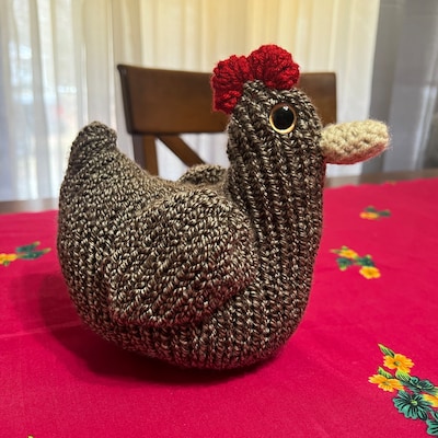 Cheeky Chicken Pattern in 3 Sizes for Circular Knitting Machines PDF ...