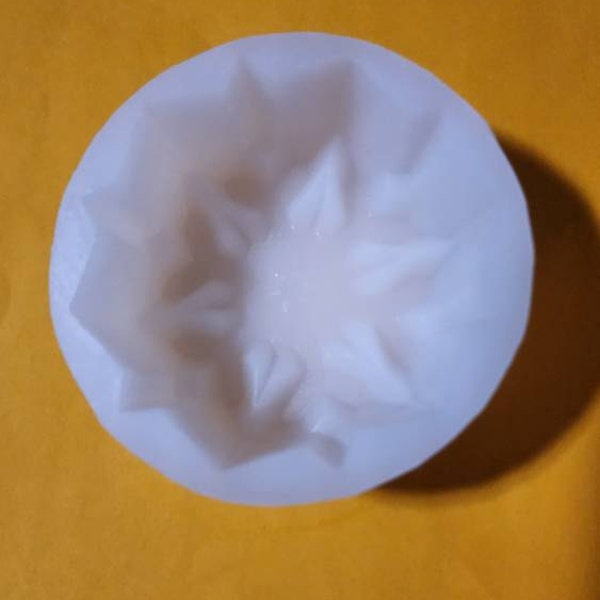 Faceted Round Storage Box Mold,storage Box With Lid Silicone Mold,epoxy ...