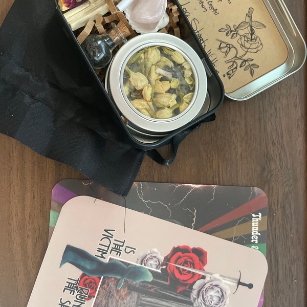 Full Moon Mini Ritual Kit Transmutation Travel Togo Portable Witch Kit ...