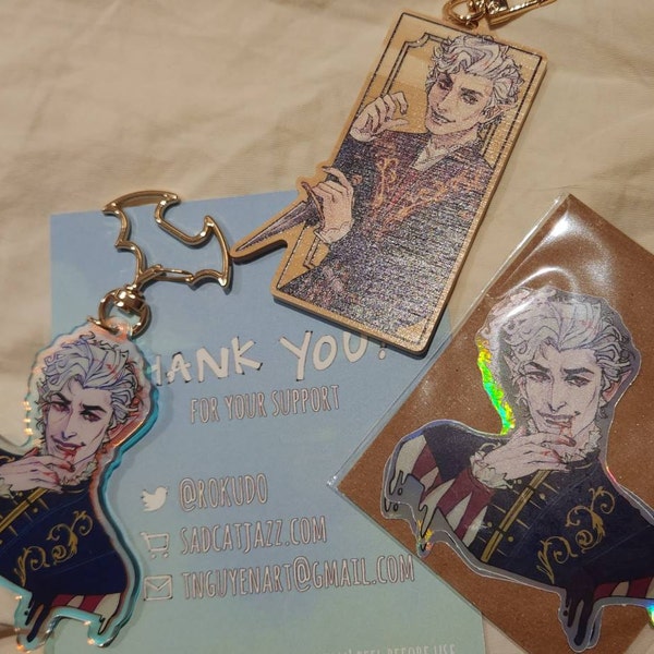 BG3: Wooden Keychains - Etsy