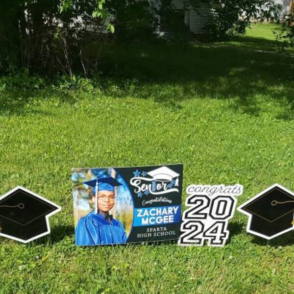 Graduation Lawn Signs, Yard Signs, Outdoor Lawn Decorations, Lawn ...