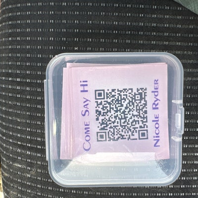 Custom QR Code Decal, Business Decal, Custom QR Code Vinyl Car Decal ...