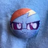 My Little Pony MLP Plush Badge | Twilight Sparkle, Rarity, Rainbow Dash ...