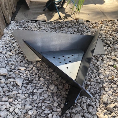 Medium Hot Rolled Steel Fire Pit - Etsy