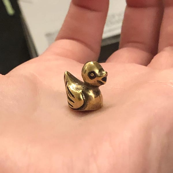 Little Hummingbird Miniature, Solid Brass Flying Bird Figurine, Curious ...