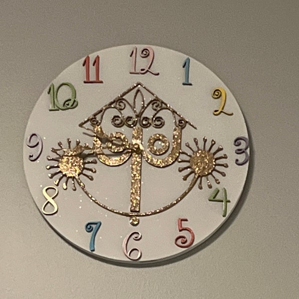 Mickey Farmhouse Clock Hidden Mickey Clock Disney Clock - Etsy