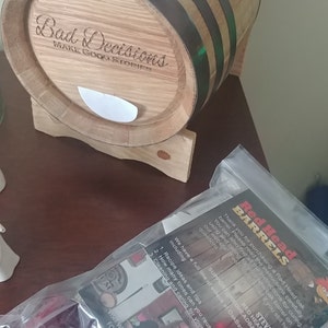 Charred American White Oak Aging Barrel - Etsy