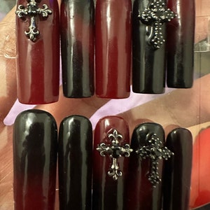 Goosebumps-reusable Press-on Nails/neon Nails/luxury Gel Nails/horror ...