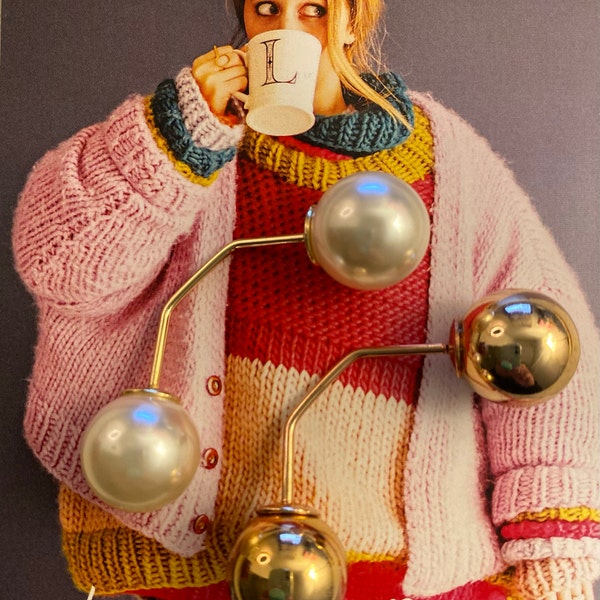 Pearl Doer-upper - an Alternative to Buttons for Your Knits - Etsy