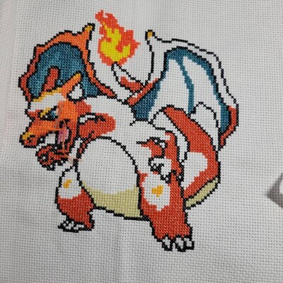 Mewtwo Pokemon Cross Stitch Pattern - Etsy