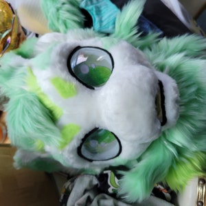 Fursuit Head Head Only,furry Cosplay,fantasy Creatures, Dog Fursuit ...