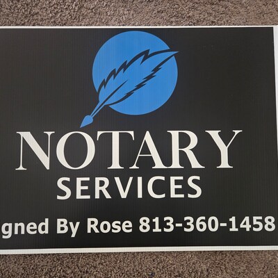 Personalize Custom Black Background Yard Sign 24 X 18, or 36 X 24 Inch ...
