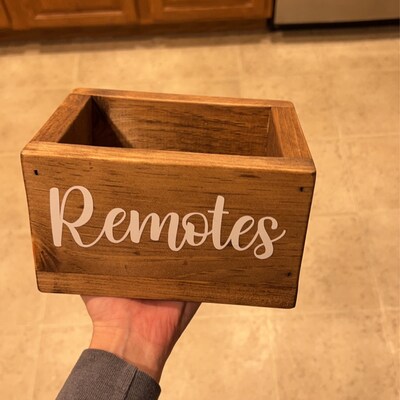 Remote Box Remote Control Box Remote Storage Home Organization - Etsy