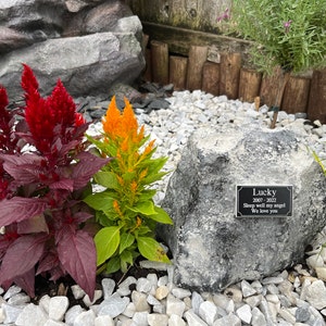 Human Rock Ashes Urn for the Yard - Etsy