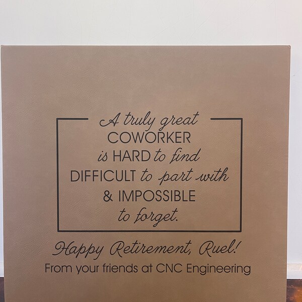 Retirement Gift From Coworkers | Personalized Retirement Gift With ...