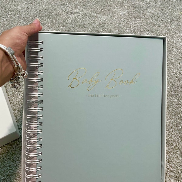 Baby Book | Personalized Baby Book | Baby Memory Book | Baby Shower ...