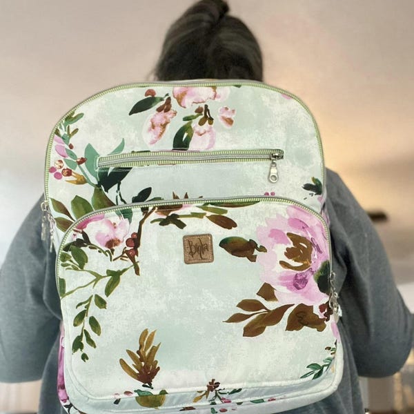 Elina Backpacks (2 Sizes) PDF Sewing Pattern, School Backpack Pattern ...