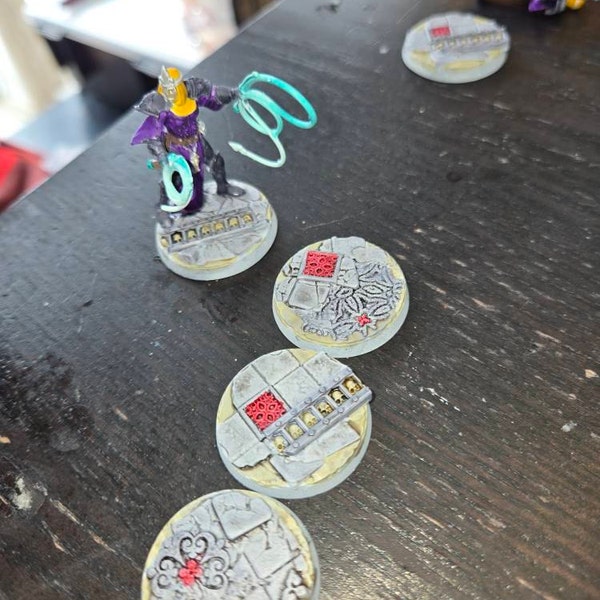 Chaos Hell Themed Bases Txarli Factory Resin Bases - Etsy