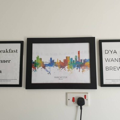 Manchester Quote Phrase Dictionary Print Poster in A1 A2 A3 - Etsy UK