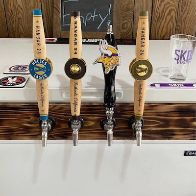 Custom Personalized Beer Tap Handle Bar Man Cave Bar Kegerator NAVY ...