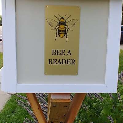 Bee A Reader Library Plaque From the Family of the Founder of the ...