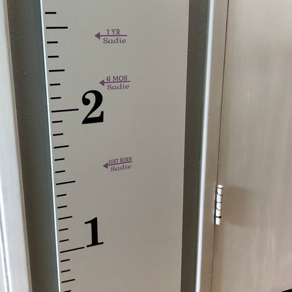 Height Markers - Growth Chart Stickers - Personalized Height - Height ...