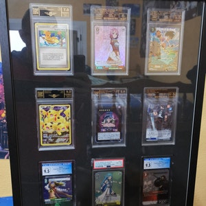 Rahmen PSA, CGC BGS Pokemon Sport Karten Holz Case Display Sammelkarten ...